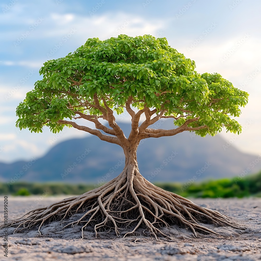 The banyan tree is a type of fig tree known for its expansive root ...