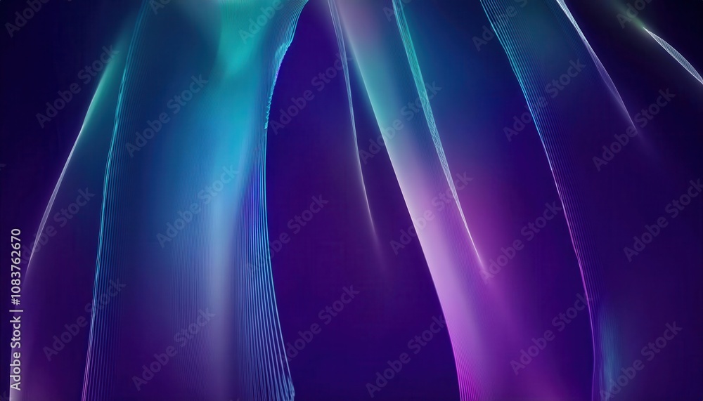 Futuristic Abstract Digital Wave Background. Vibrant Neon Gradient ...