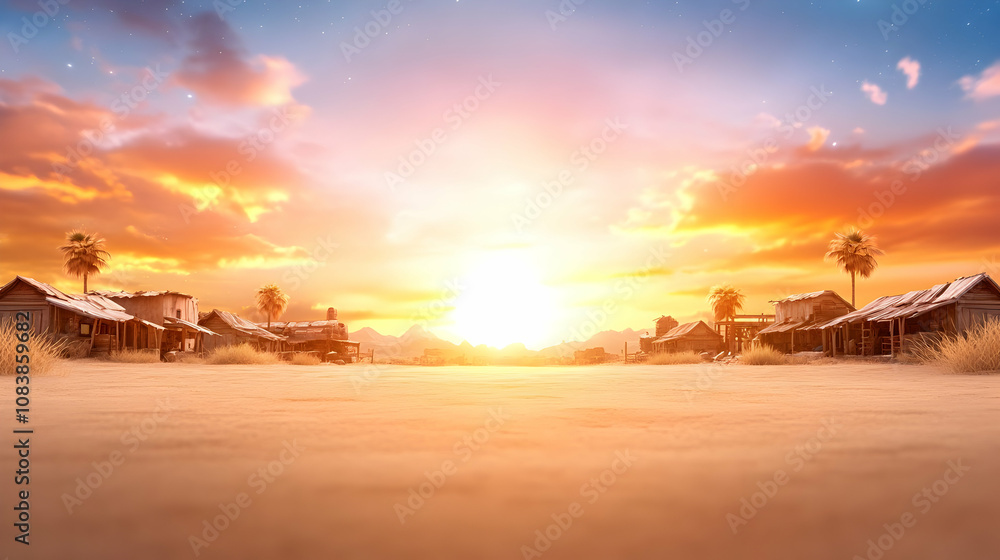 starcraft sci-fi texas cowboy ranch daytime sunny landscape, fallout ...