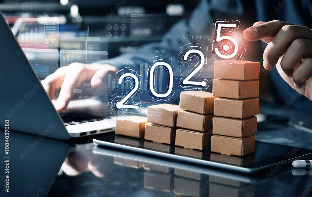 2025 goals with Business development concepts.strategy and plans to ...