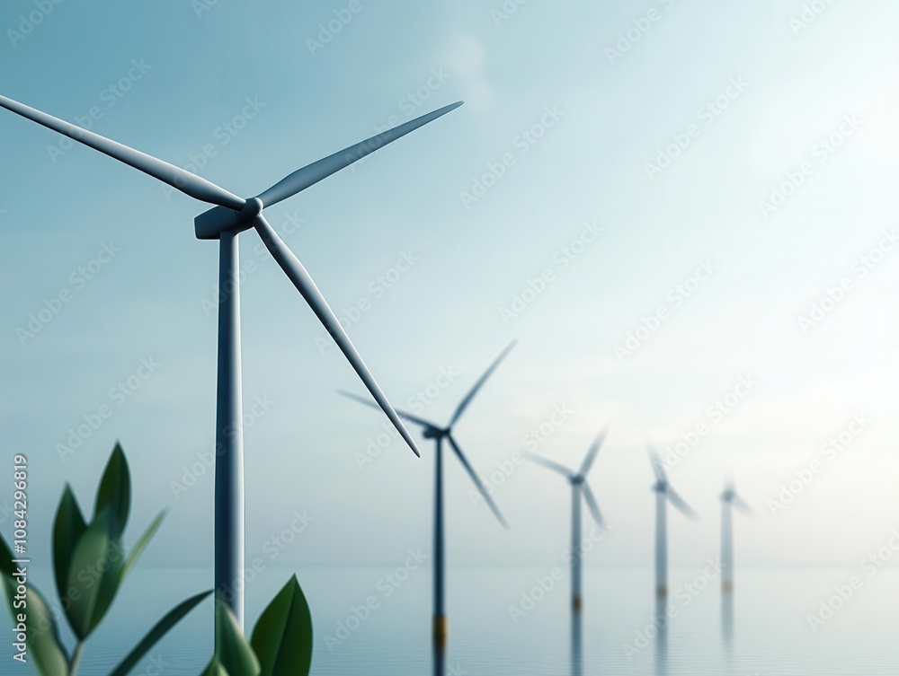 Floating wind farm with integrated energy storage and desalination ...