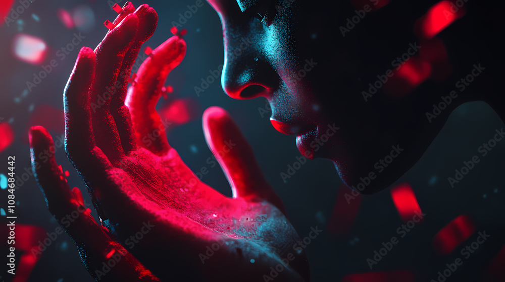 Supernatural Scene Depicting Diverse Communities Joining Hands Under a ...