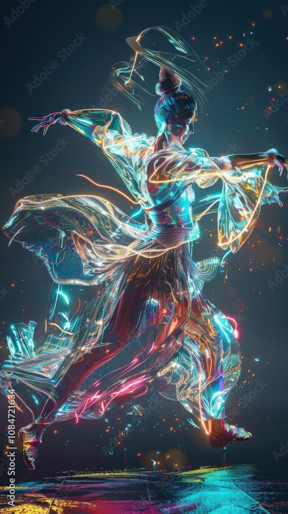 Explore the fusion of traditional dance forms and futuristic tech at an ...