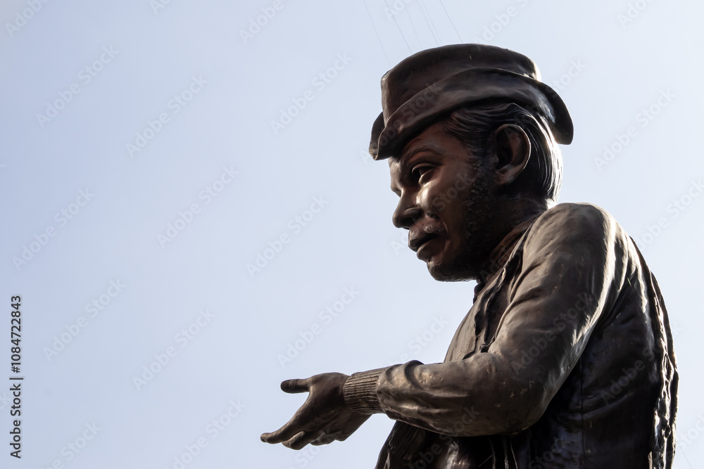 Mexico City, Mexico – November 15, 2024: Monument to the famous Mexican ...