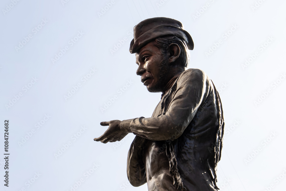 Mexico City, Mexico – November 15, 2024: Monument to the famous Mexican ...