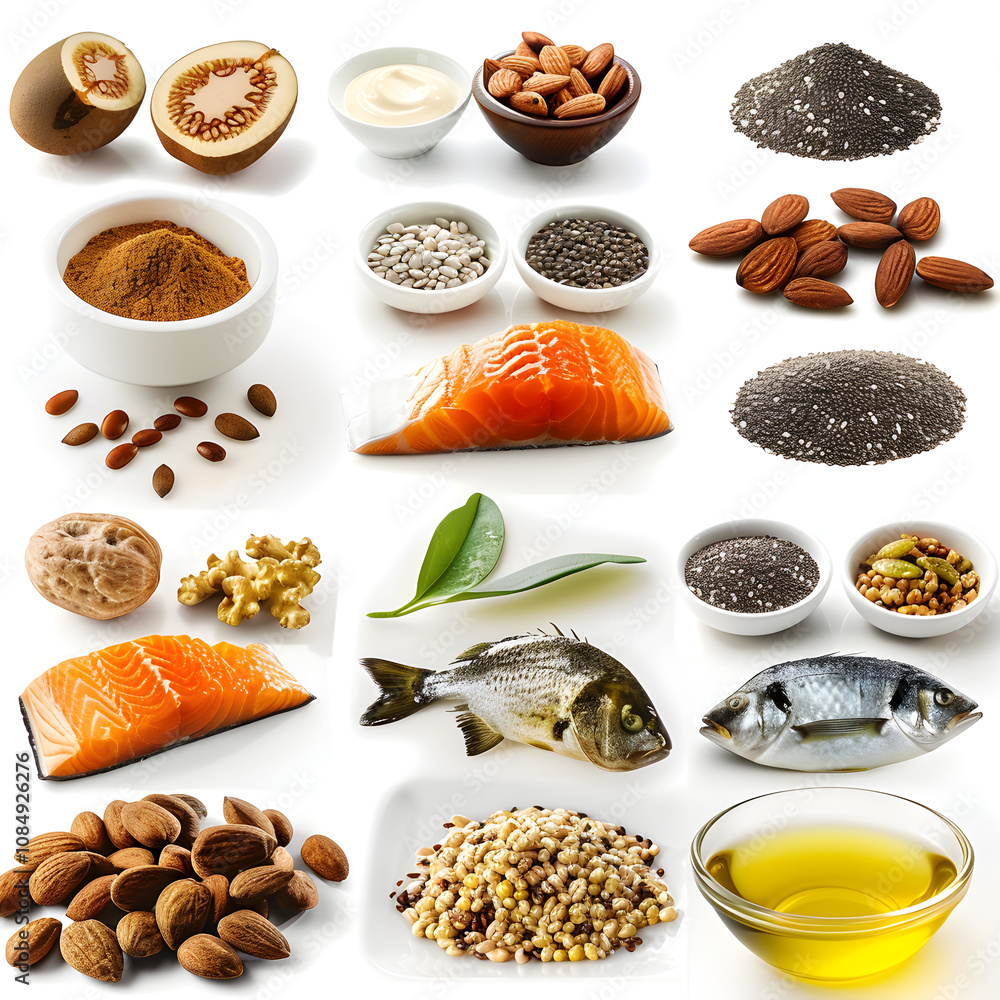 Foto de Stock Understanding the Health Benefits of Omega-3: Visual ...