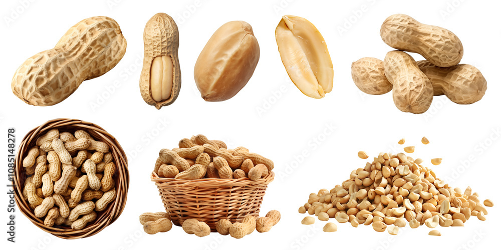 Peanuts Peanut groundnut goober pea nut seed fruit vegetable kernel ...