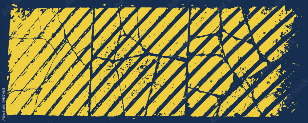 Yellow tactile paving - vector file - warning block, directional block ...