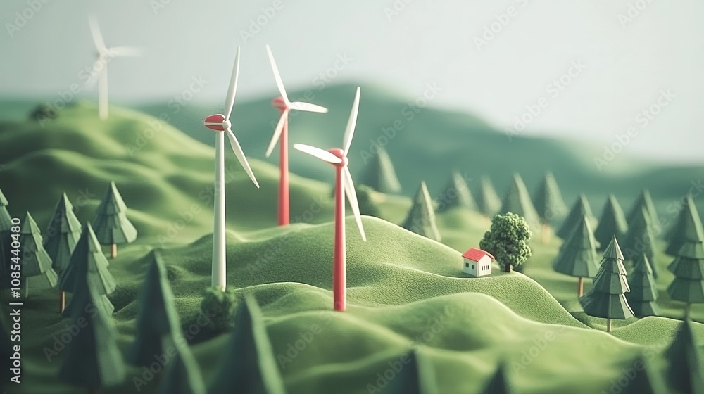 Harnessing wind power with advanced turbine technology. Utilizing smart ...