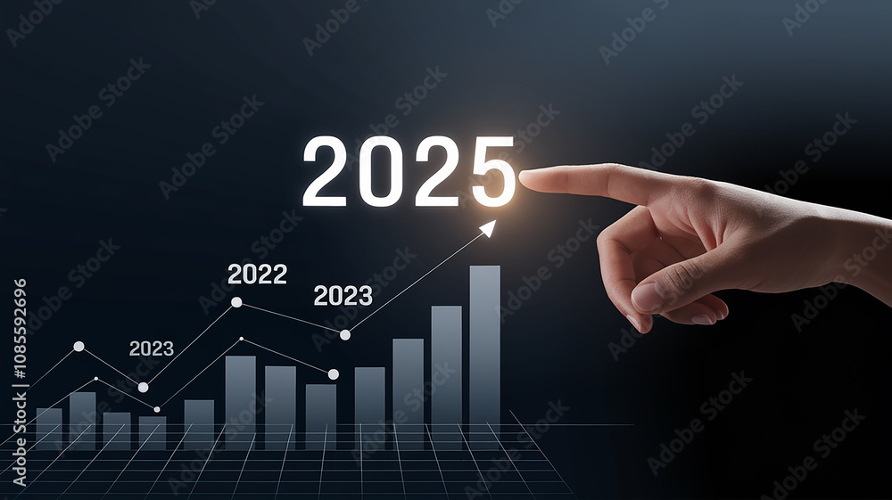 Future Business Growth Trends Towards 2025,A conceptual image ...