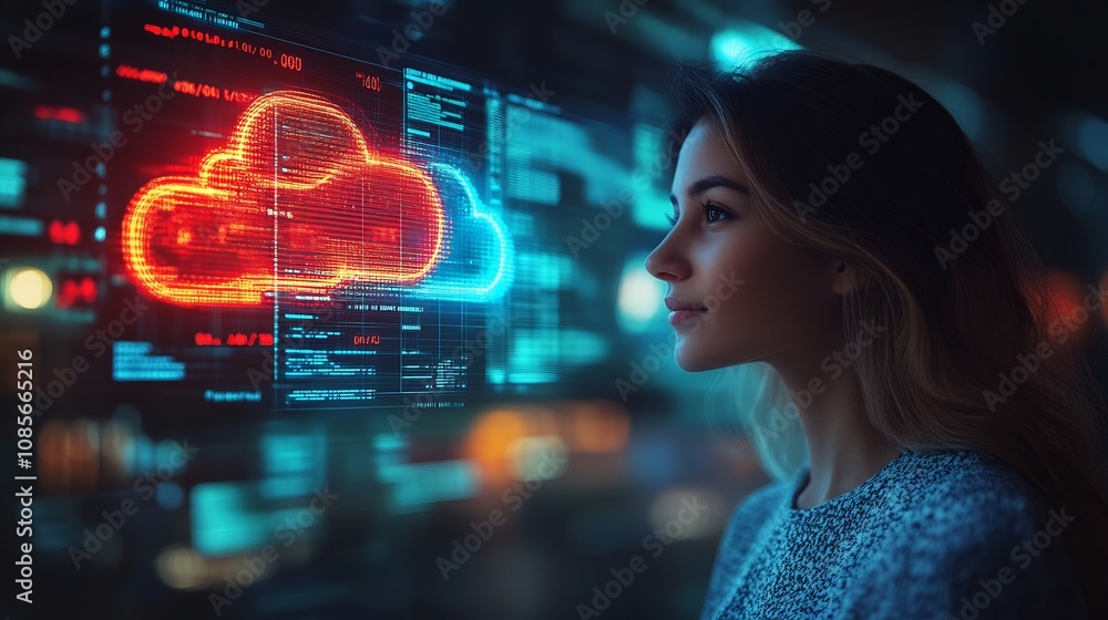 Digital transformation concept businesses showing layers of technology ...