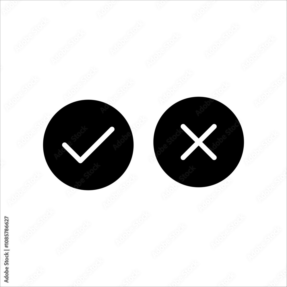 Checkmark icon. Checkmark vector set. Checked check box sign. Approved symbol. Isolated v check ...