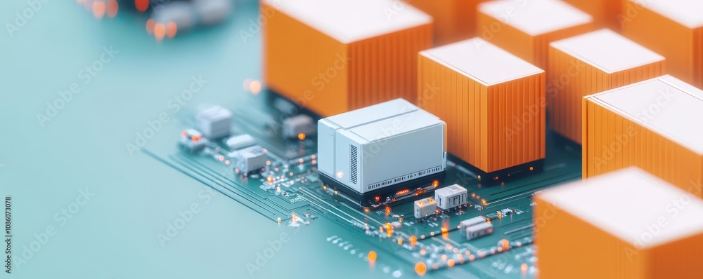 IoT-based supply chain monitoring, sensors and analytics, smart tech ...