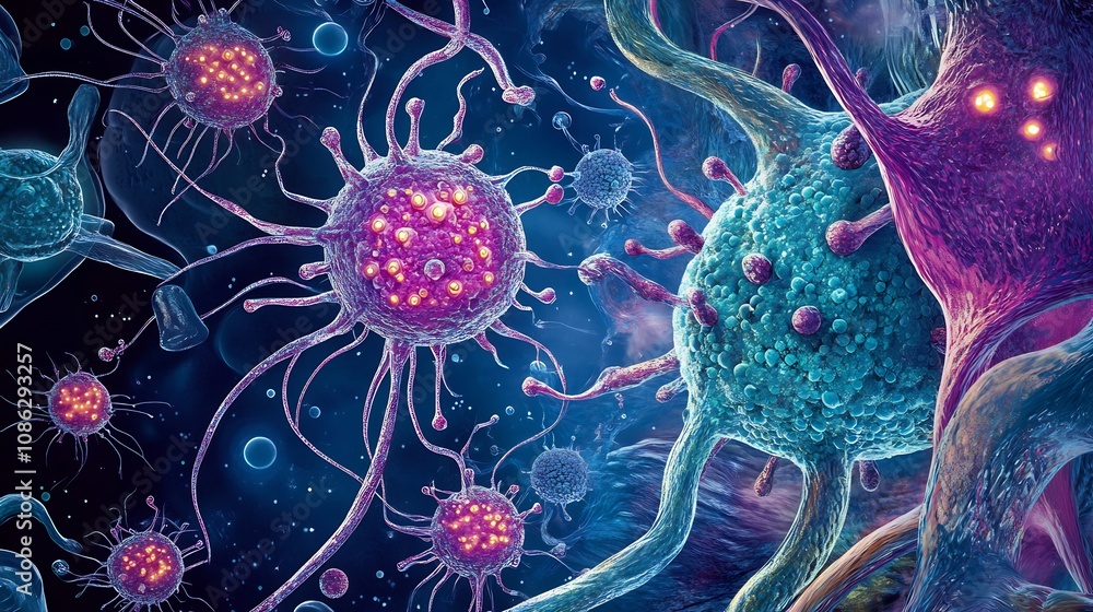 Centrosome its role in cell division shown in a modern biology ...