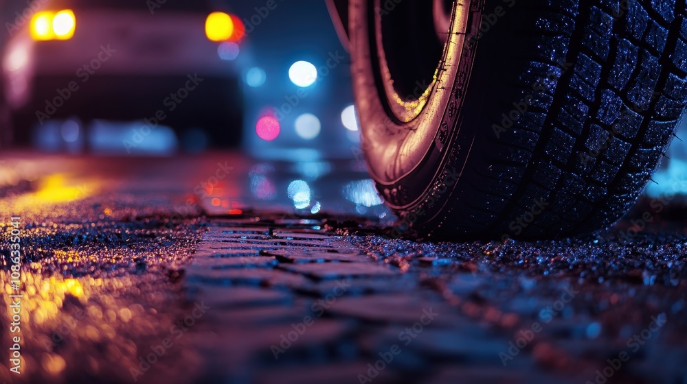Imagine a forensic detective analyzing tire tracks left at a scene ...