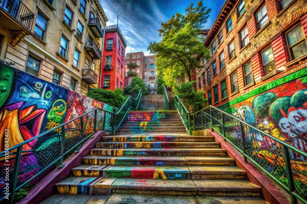 Iconic Bronx Stairs from Joker Film - Urban Exploration of Famous Movie ...