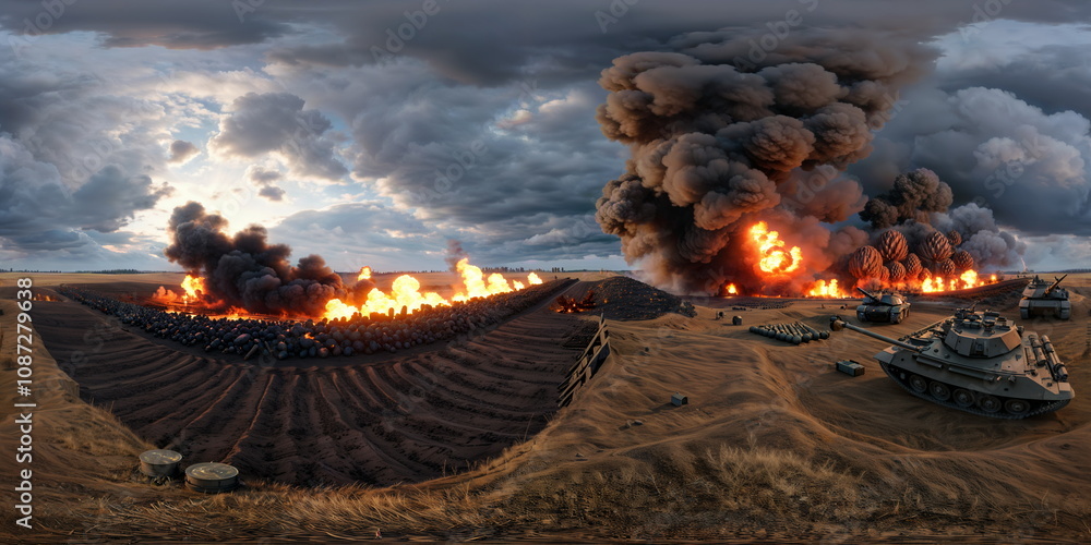 Full 360 degrees seamless spherical panorama HDRI equirectangular ...