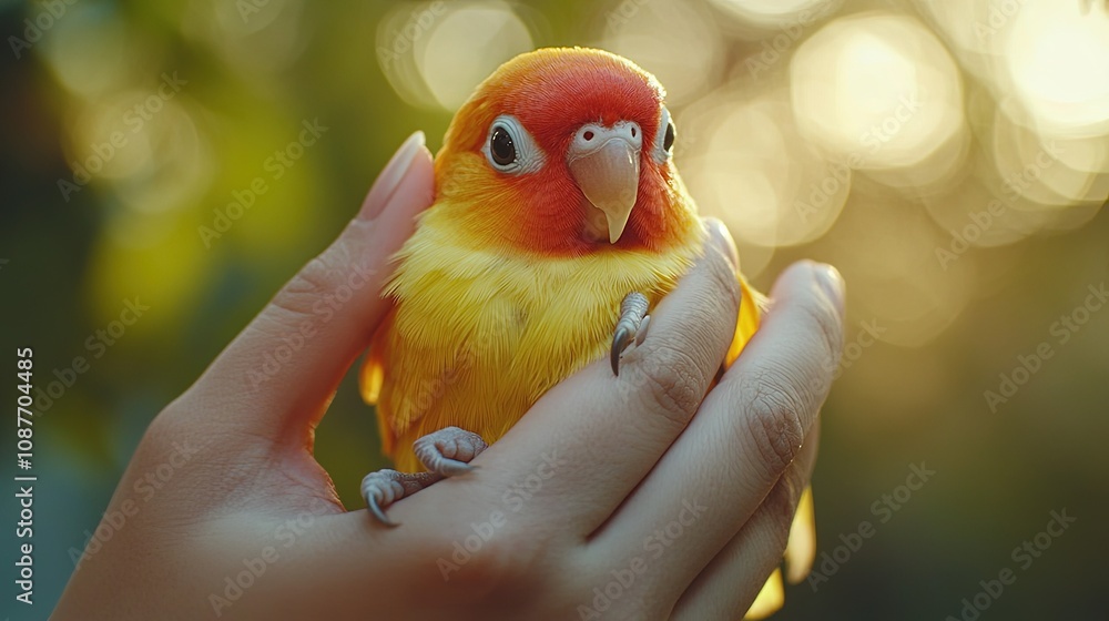 Cute lovebird parrot.pet african parrot.caring for animals.cute video ...