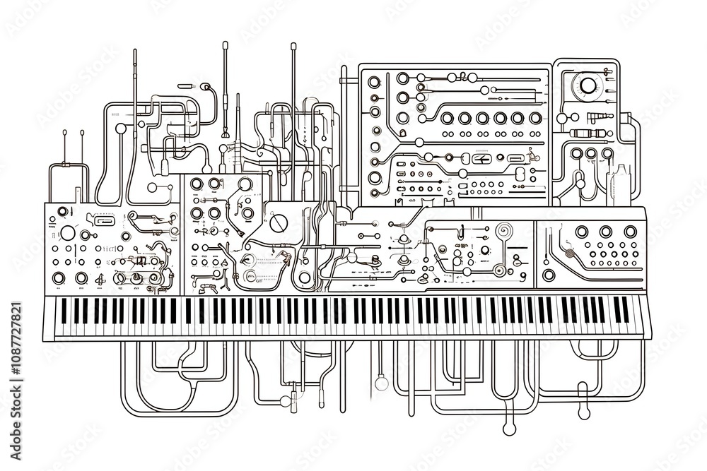 Vector illustration set of 50 musical instruments in cartoon style ...