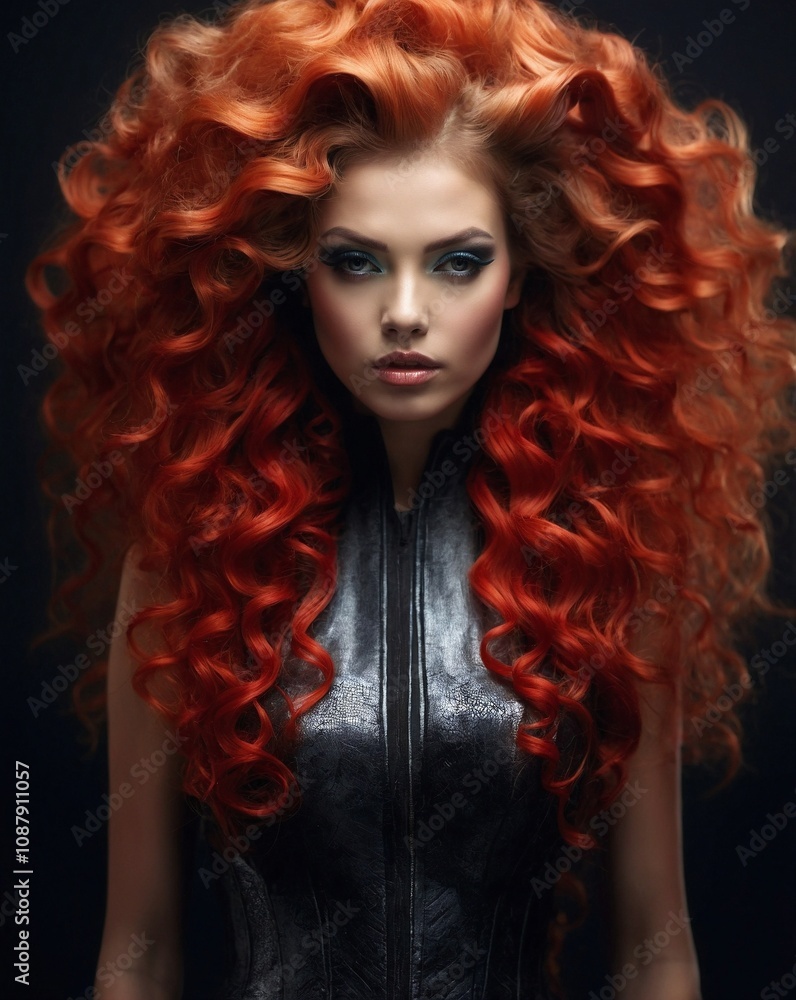 High resolution, detailed portrait photography. Beauty lighting ...