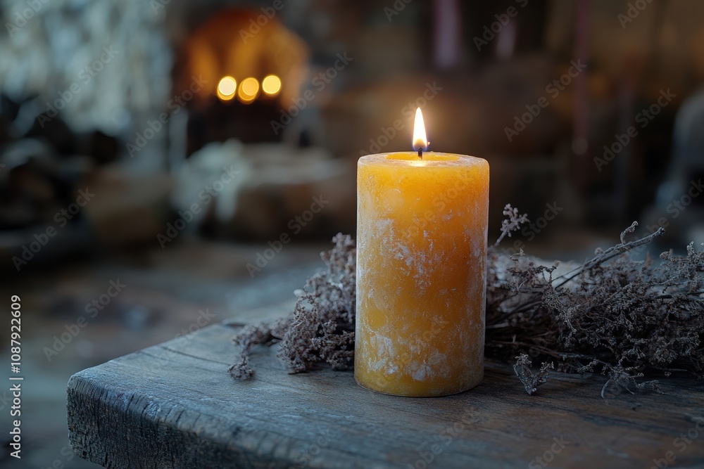 religious symbolism, a candle representing jesus as the light of the ...