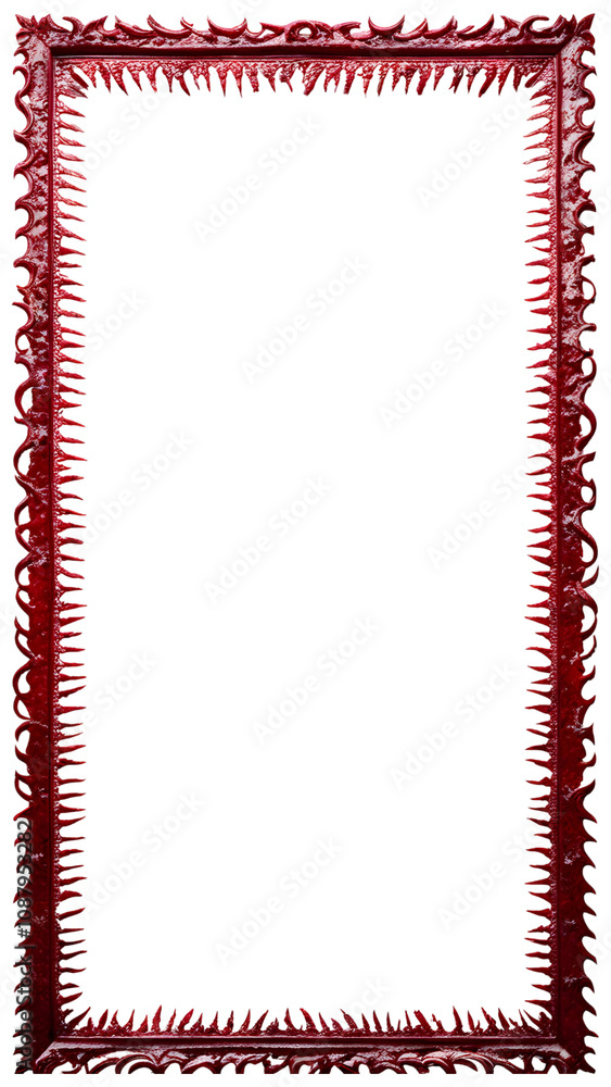 Red Blood Border Frame, Blooded Frame PNG Transparent Background Stock ...