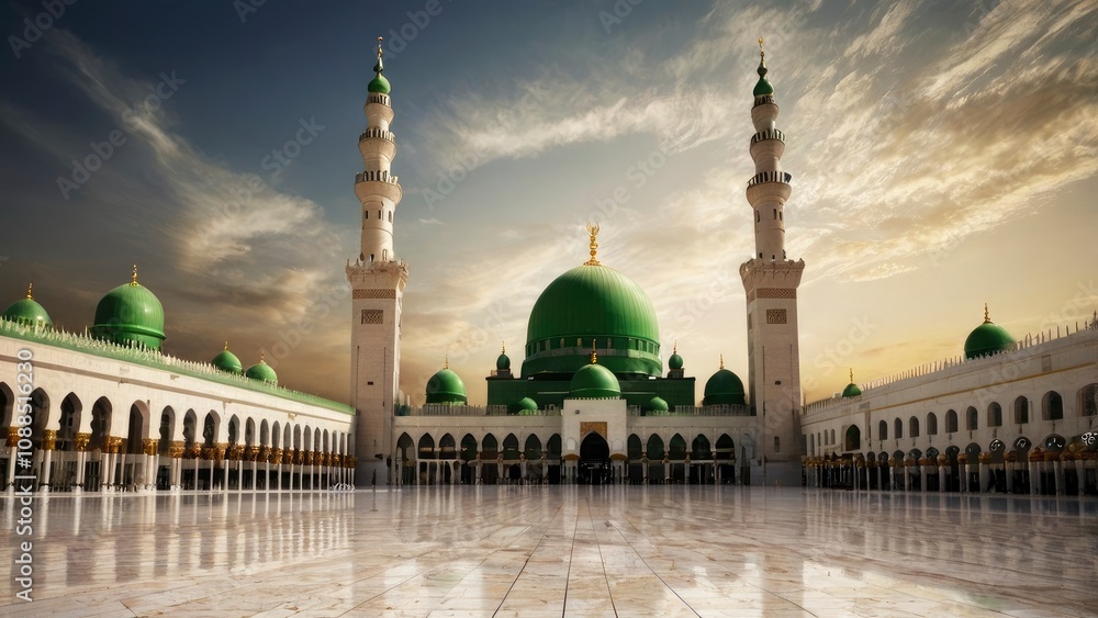 Al Madinah Al Munawwarah Islamic holy place in Saudi Arabia. Al Masjid ...