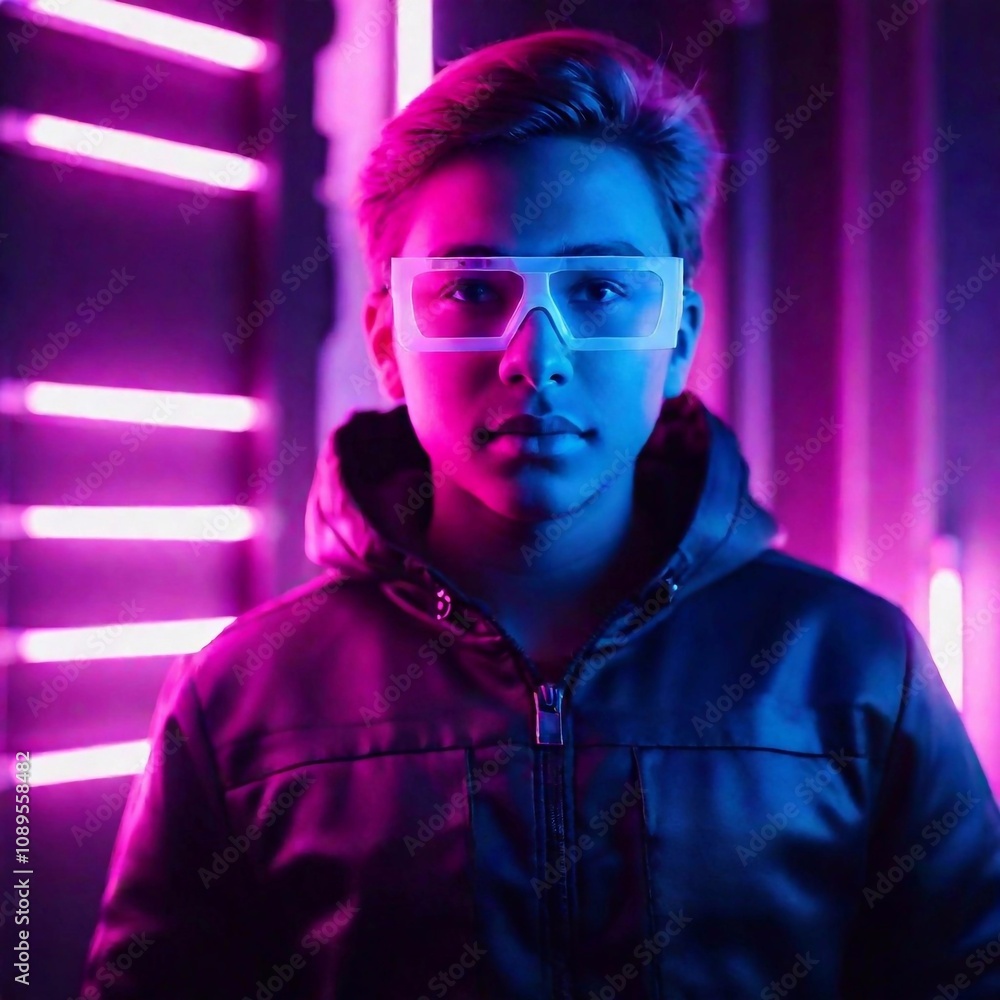 analog like image blockbuster film poster in 80s style, character boy ...