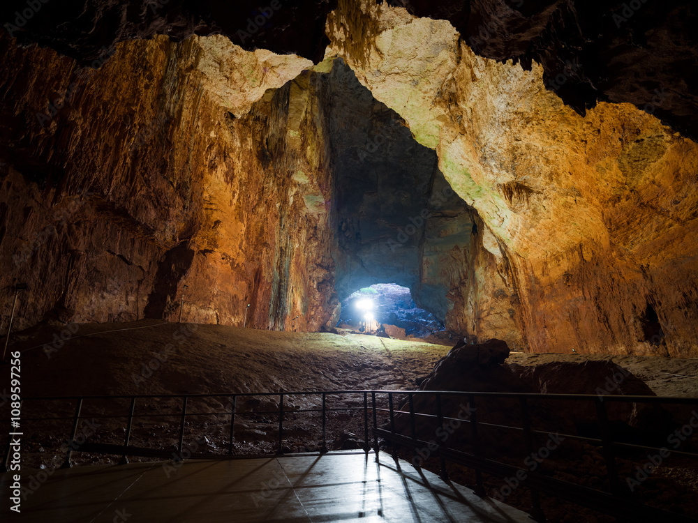 Paradise sinkhole or cave. Caves of Heaven and Hell. ( Turkish; Cennet ...
