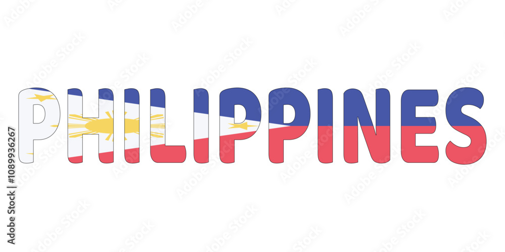 The country name PHILIPPINES is displayed in large, bold letters. Each ...