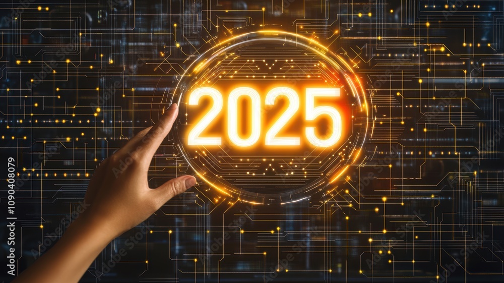 Vision board mockup for 2025 planning digital space interactive design ...