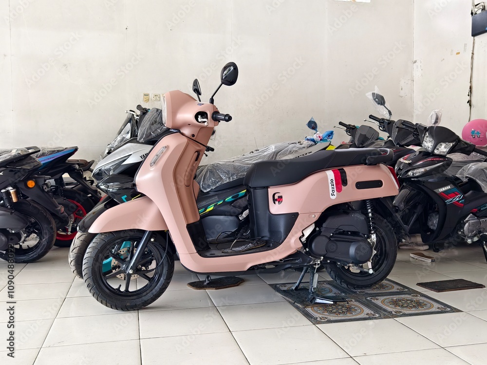 Batulicin. South Borneo, Indonesia - November 20, 2024 : Yamaha Fazzio ...