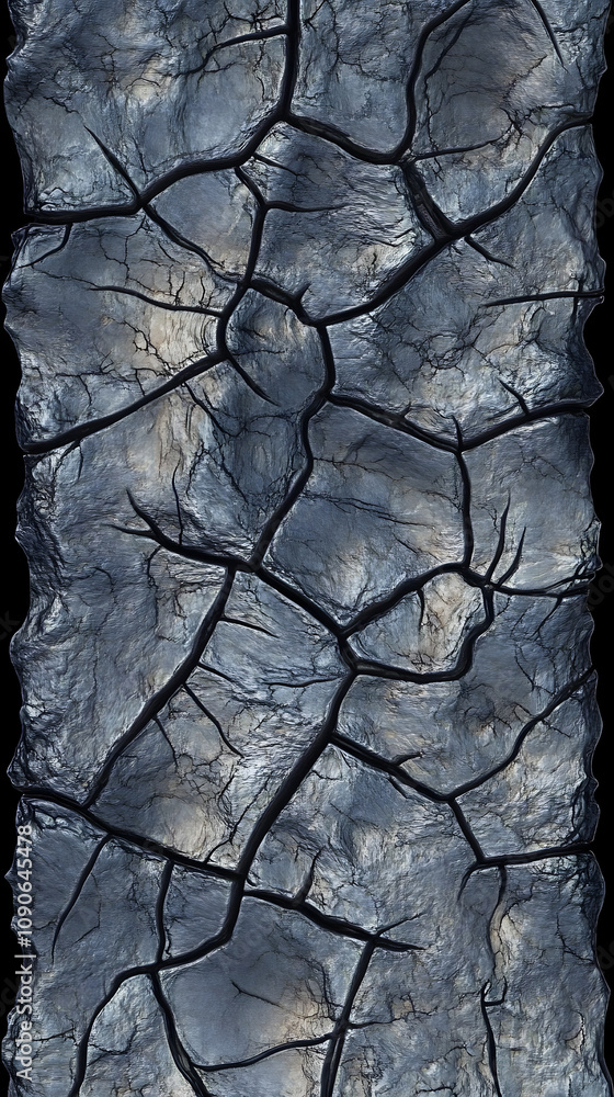 Detailed scientific diagram illustrating metal fatigue, showcasing ...