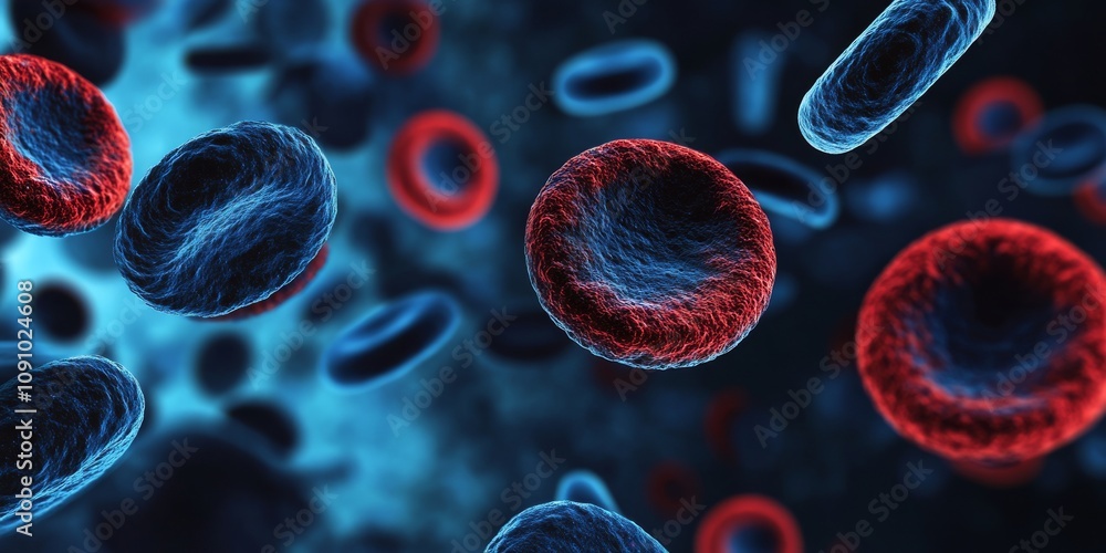 Blood sample for hereditary cancer panel testing, focusing on the ...