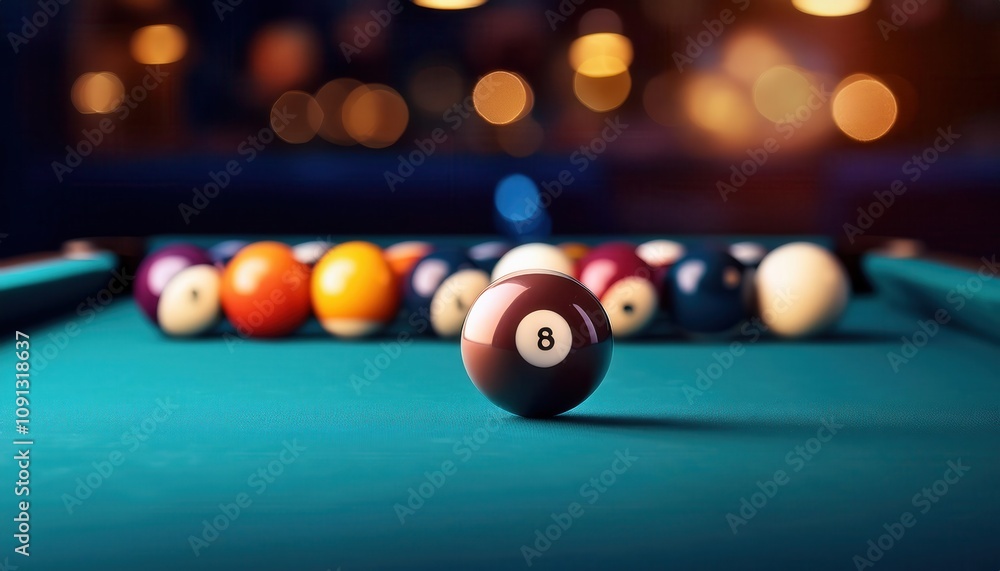 Focus on the 8-Ball. Detailed Perspective of Pool Table Dynamics ...