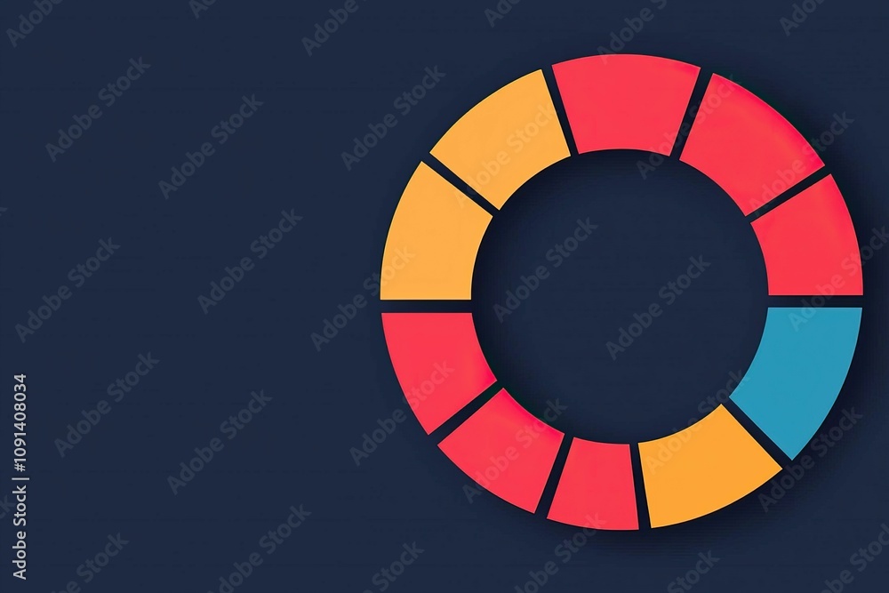 decision-making strategy and critical thinking concept, A colorful ...