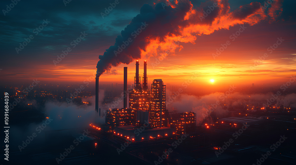 CO2 Emissions and Carbon Footprint Tracking with ESG Data Stock Photo ...