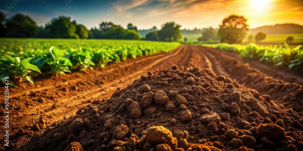 Vintage Style Photography of Loamy Soil with Rich Nutrients, Perfect ...