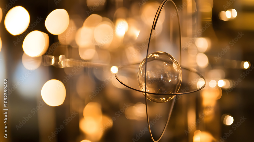 Close-up of an atomic splitting diagram showing energy levels ...