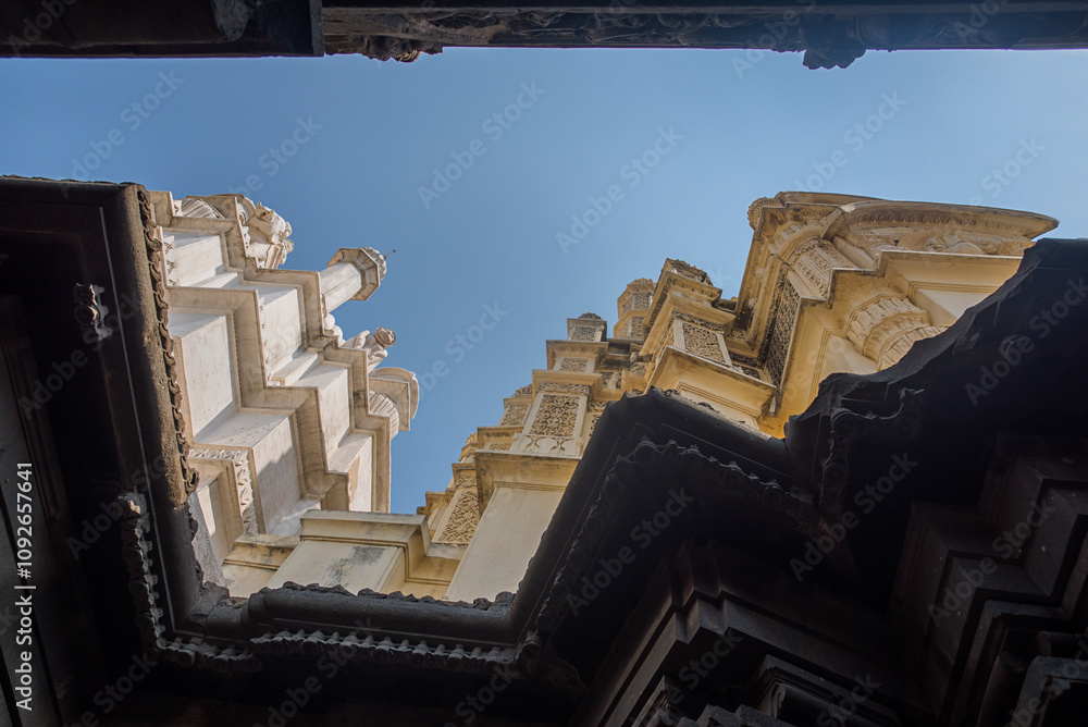 Bhuleshwar temple, 13th century hindu temple of Lord Shiva, carved in ...