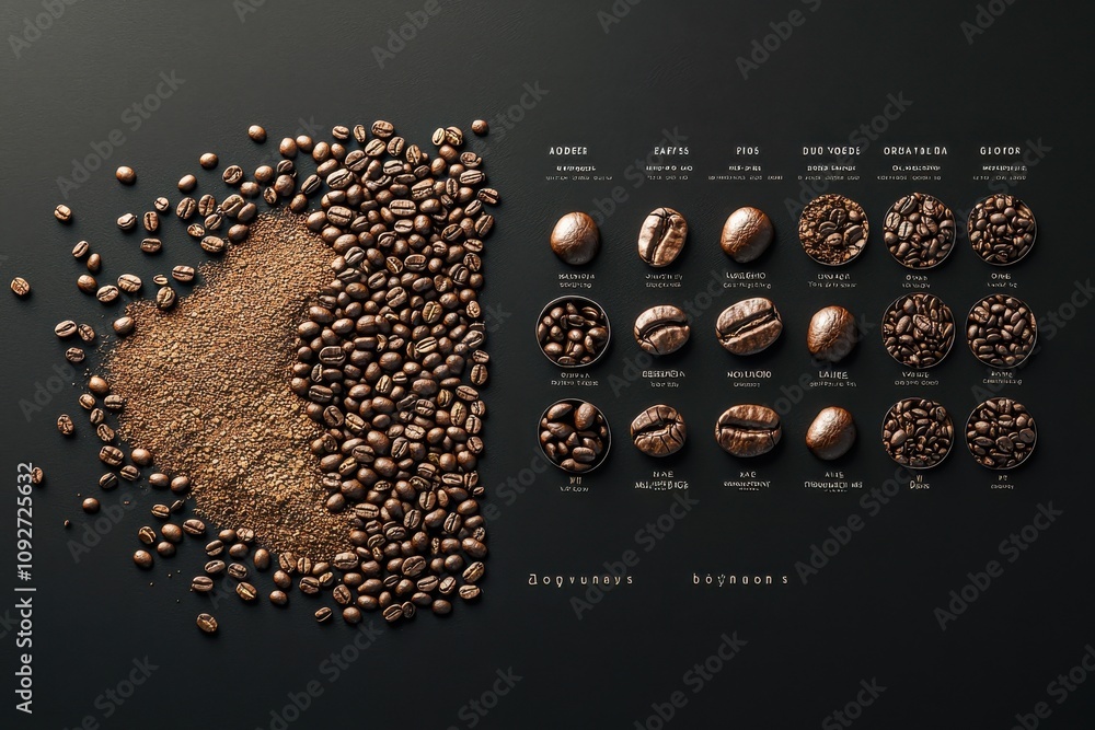 Transforming coffee beans into ground bliss a rich visual journey ...