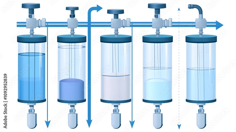 Detailed Illustrative Infographic Depicting the Cross Section View and ...