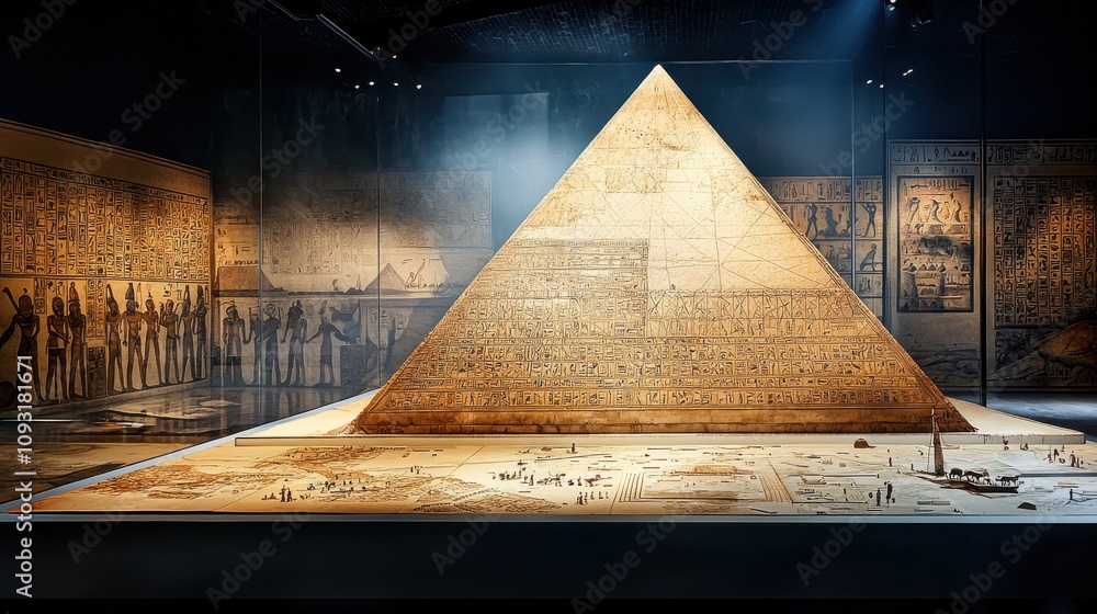 Exploring ancient civilizations a historic map displayed alongside the ...