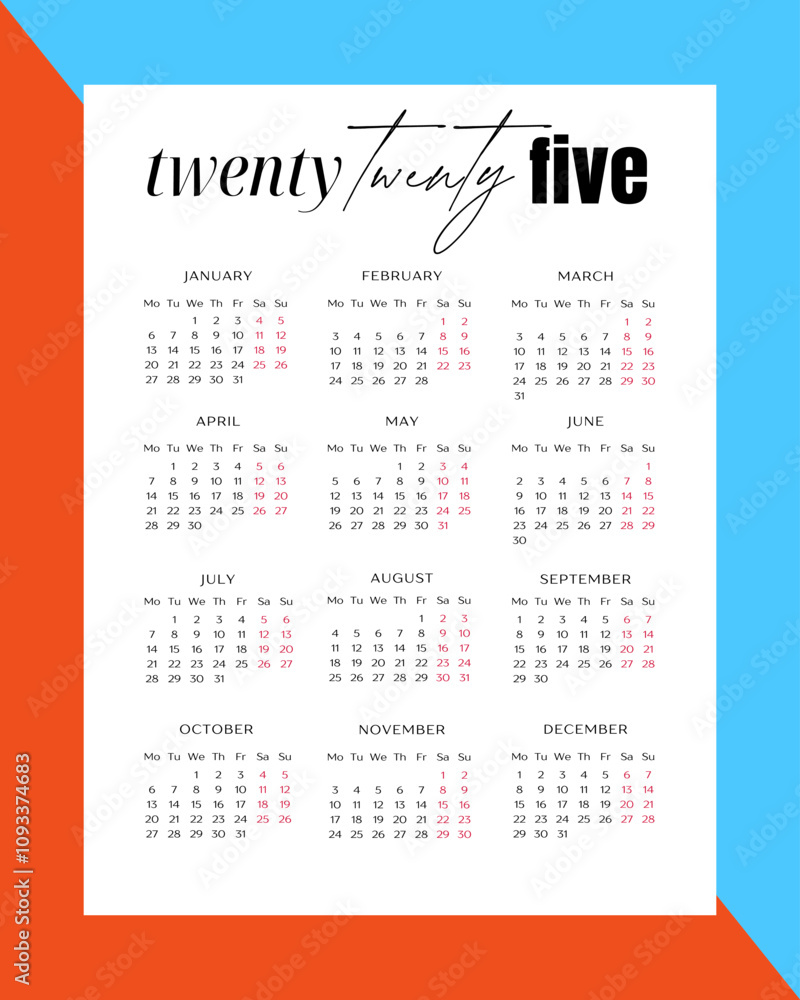 Vector de Stock Black And White Simple Minimalist Classic Basic Bold ...