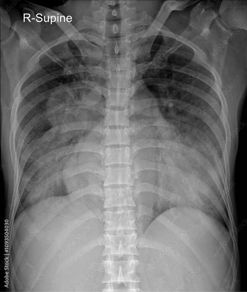 Chest X-Ray (CXR) - Essential Radiograph for Diagnosing Lung, Heart, and Rib Conditions Stock ...