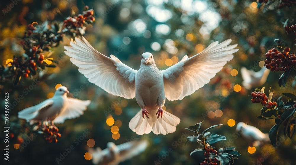 International day of peace celebration community park people releasing ...