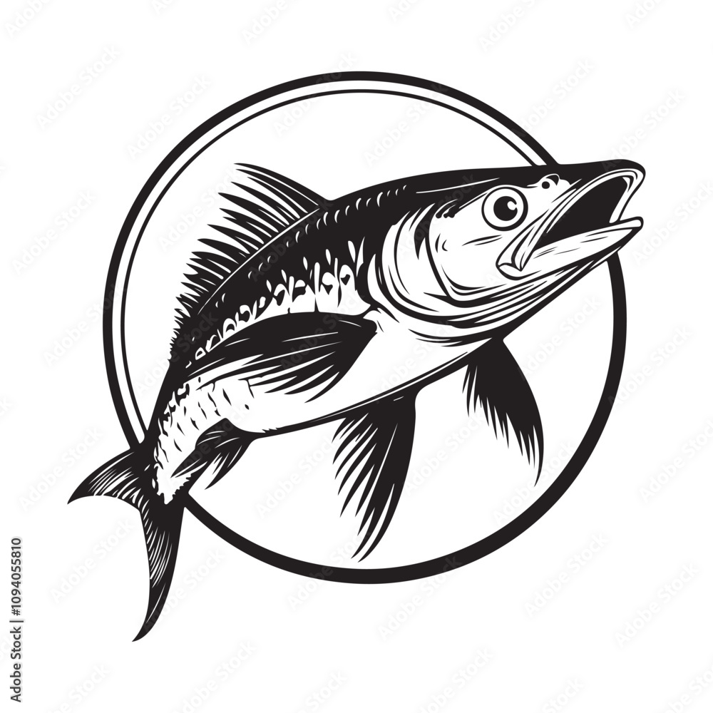 Barracuda Fish Logo Vector Images. Barracuda Fish Design Vector ...