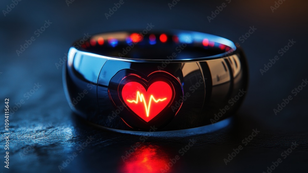 A smart ring designed to monitor blood pressure and cardiovascular ...