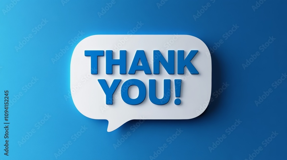 Thank You Message Design for Business Presentation Card Expressing ...