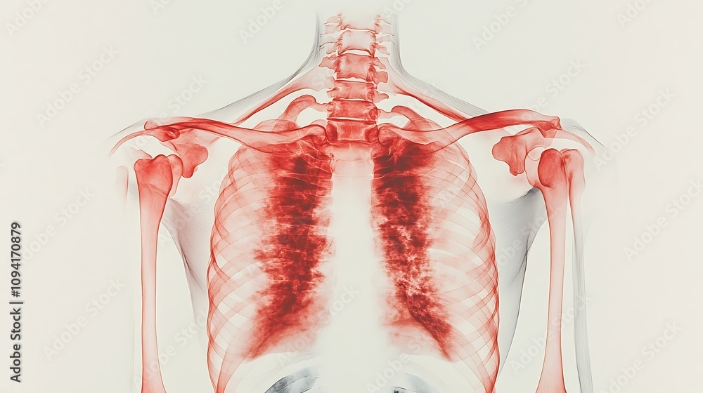 Transparent full body x ray scan showing the detailed anatomy of the ...